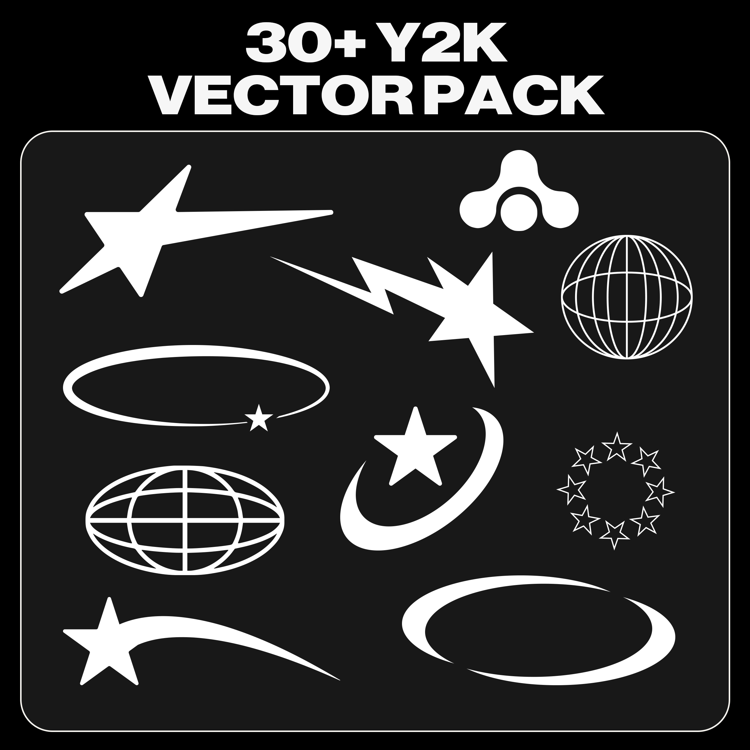 Y2K Icon Vector Pack – Brand Launch